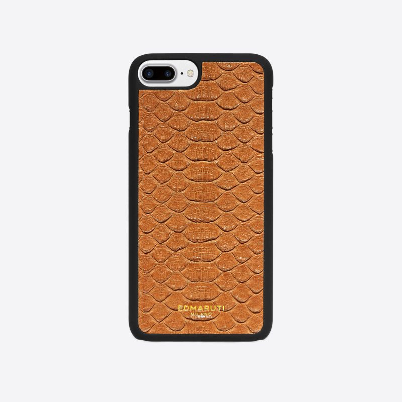 iPhone 7 Plus CASE PYTHON SOLID BROWN | EDMARUTI