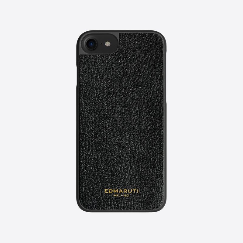 iPhone 7/8 Case chèvre black | EDMARUTI